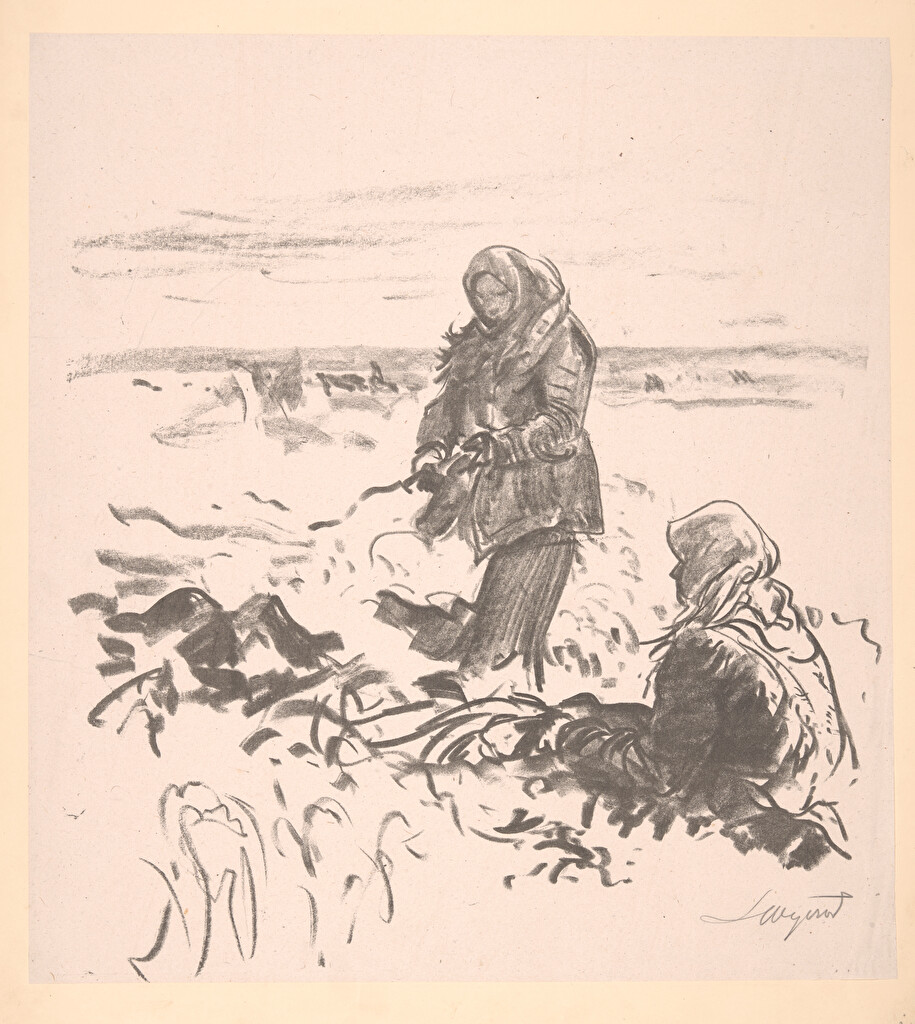 Kopanie buraków | Muzeum Narodowe w Krakowie - zbiory cyfrowe