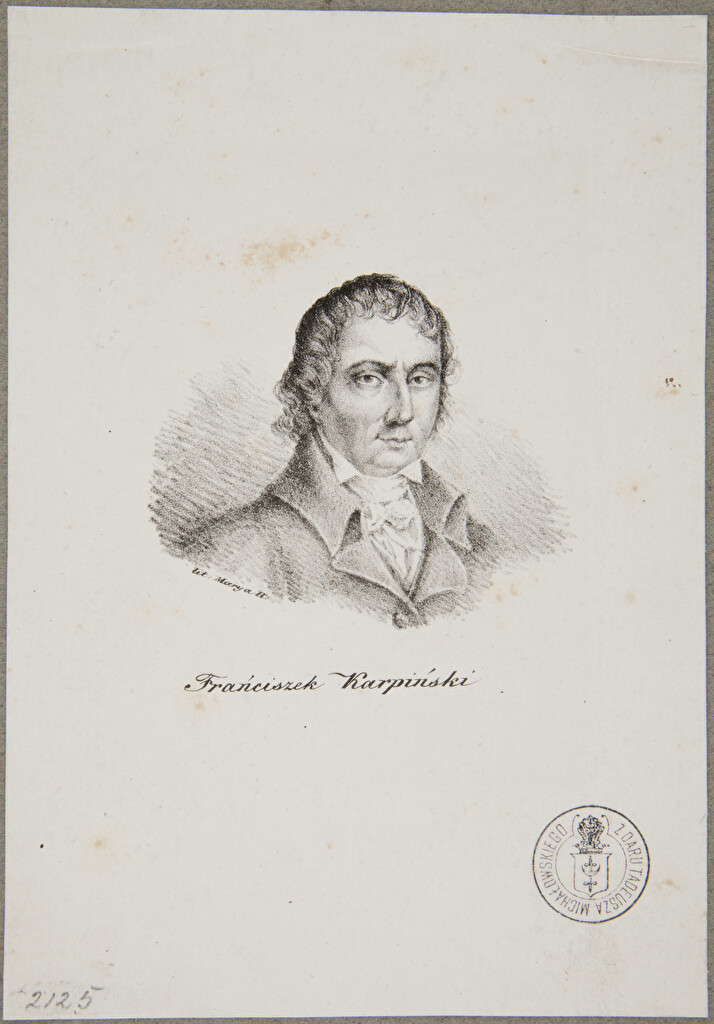 Franciszek Karpiński (1741-1825), poeta. | Muzeum Narodowe w Krakowie ...