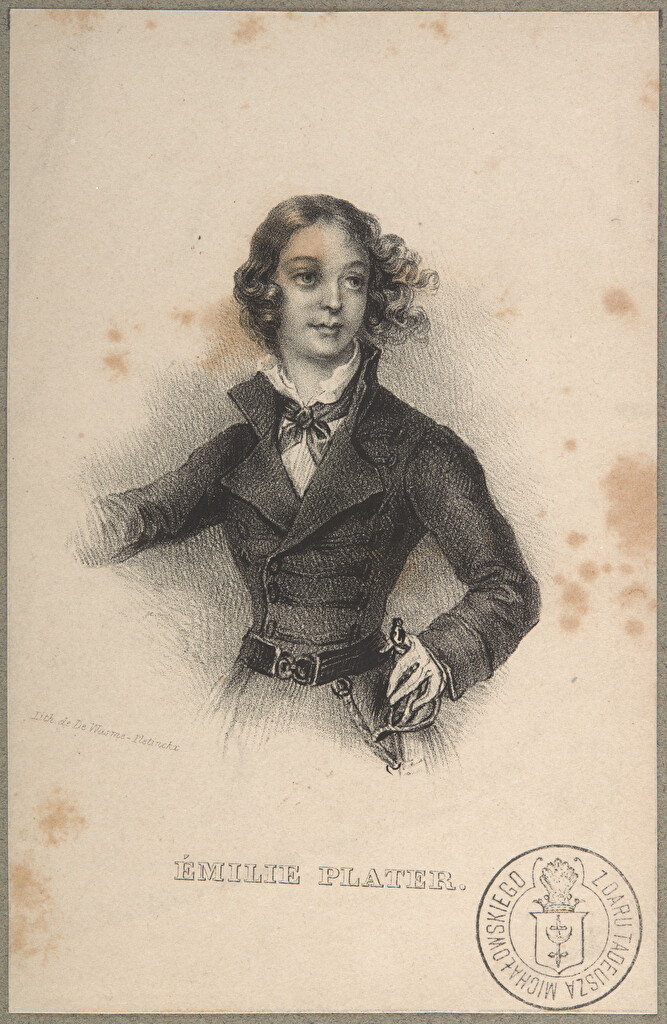 Emilia Plater (1806 Wilno - 1831 Justianów) - hrabianka, uczestnik ...