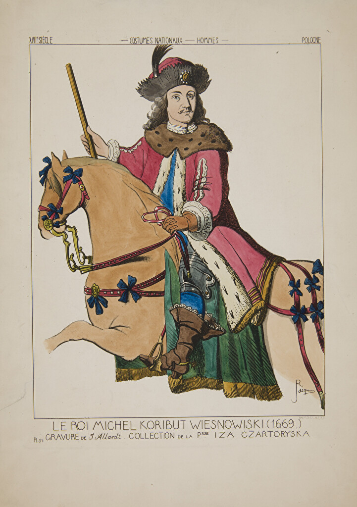LE ROI MICHEL KORIBUT WIESNOWISKI (1669) (Michał Korybut Wiśniowiecki (1640-1673) król Polski ...