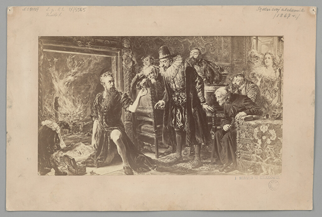 Fotografia obrazu: Jan Matejko, "Alchemik Sędziwój" | Muzeum Narodowe w ...