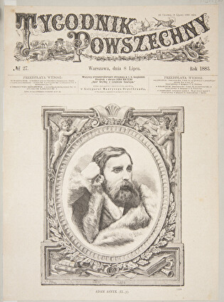 ADAM ASNYK (El...y), z: "Tygodnik Powszechny" 1883 nr 27 s.1 | Muzeum ...