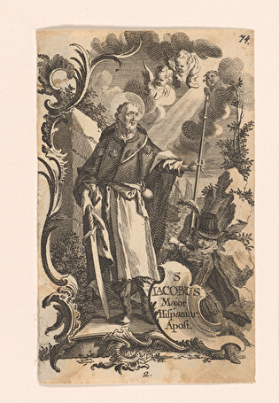 "S. Iacobus Major Hispaniar[us] Apost[olus] (Św. Jakub Starszy Apostoł Hiszpanii) | Muzeum ...