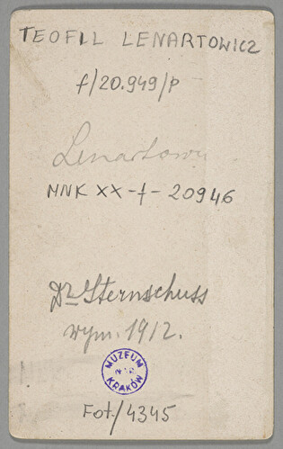 Portret Teofila Lenartowicza | Muzeum Narodowe w Krakowie - zbiory cyfrowe