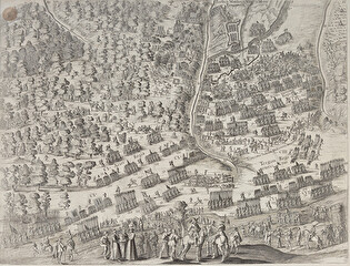 Smoleńsk - Mapa zniesienia oblężenia Smoleńska w 1634 r. - Fragment ...