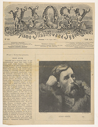 Adam Asnyk (1838 Kalisz - 1897 Kraków) - poeta i dramatopisarz | Muzeum ...