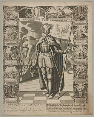 "S. Florianus patronus et protector Regni Poloniae (...)" (Święty ...