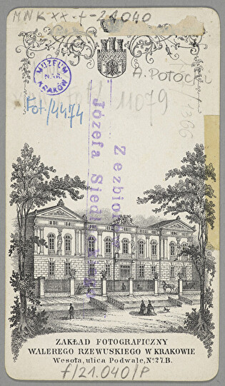 ALFRED JÓZEF POTOCKI, portret | Muzeum Narodowe w Krakowie - zbiory cyfrowe