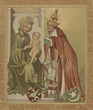 Epitafium Wierzbięty z Branic - reprodukcja obrazu znajdującego się w zbiorach Muzeum Narodowego ...