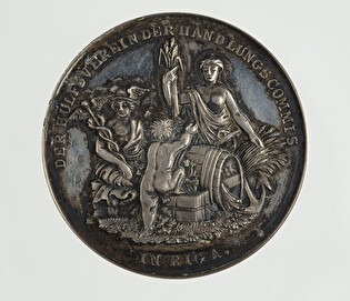 Medal upamiętniający 25-lecie Towarzystwa Handlowego w Rydze | Muzeum ...