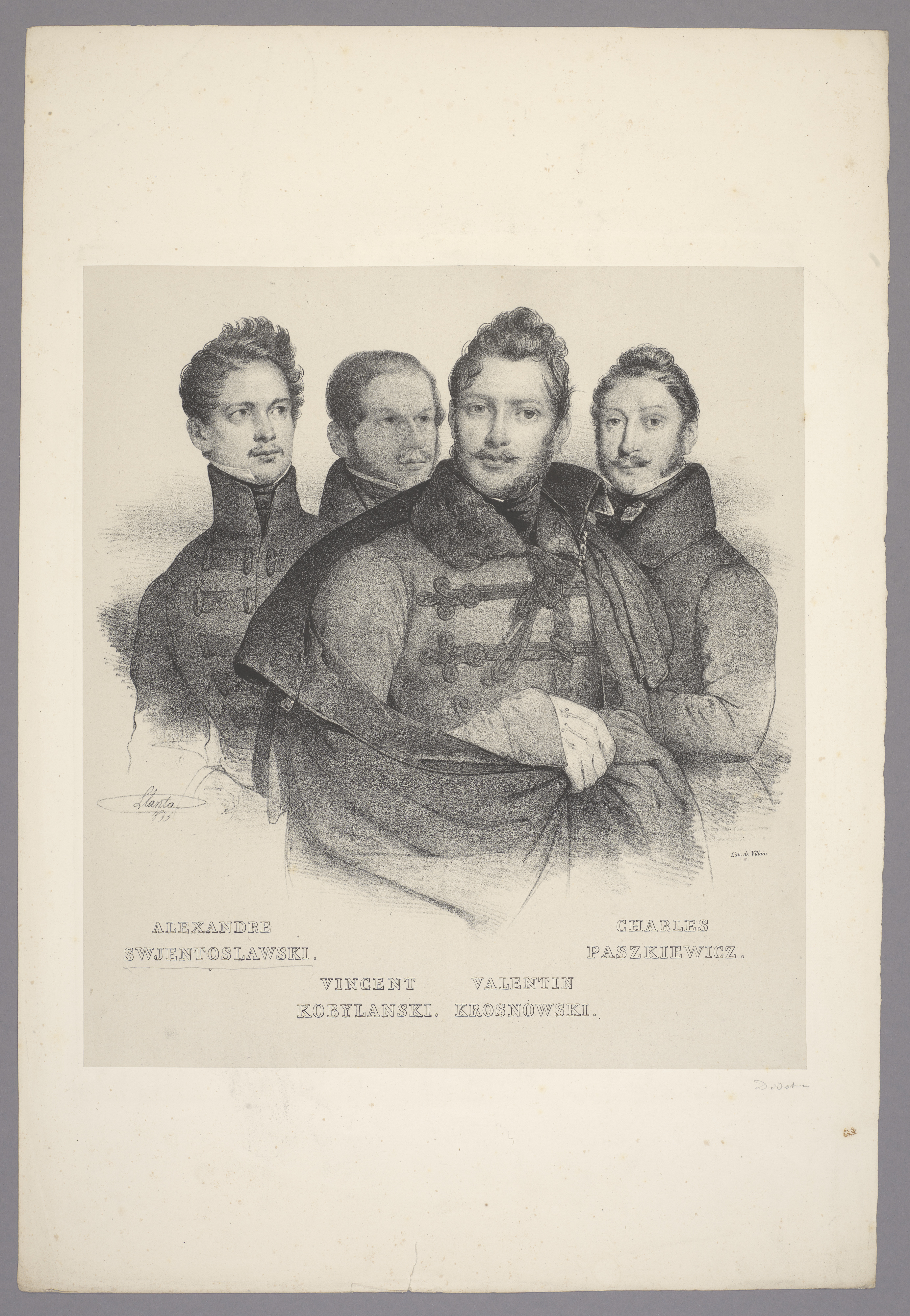 Alexandre Swjentoslawski, Charles Paszkiewicz, Vincent Kobylanski ...
