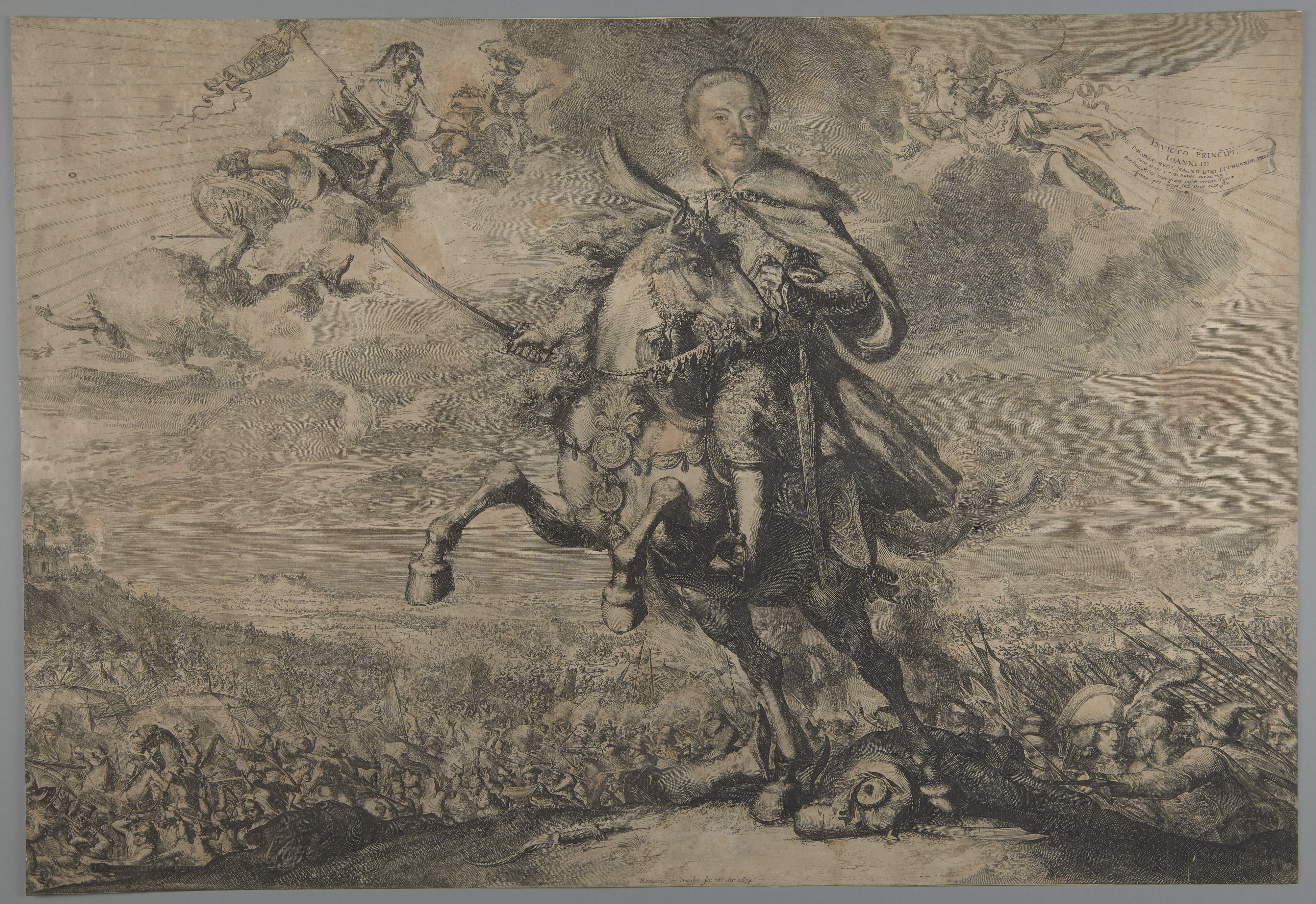 Invicto Principi: Ioanni III DG. Poloniae, Regi, Magno Duci Lithuaniae ...