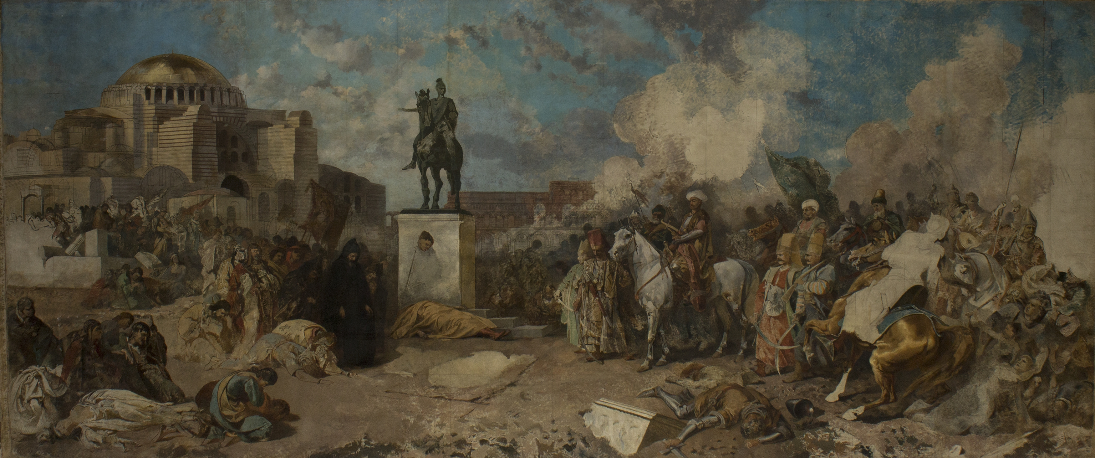 Wjazd sułtana Mahometa II do Konstantynopola | Muzeum Narodowe w ...