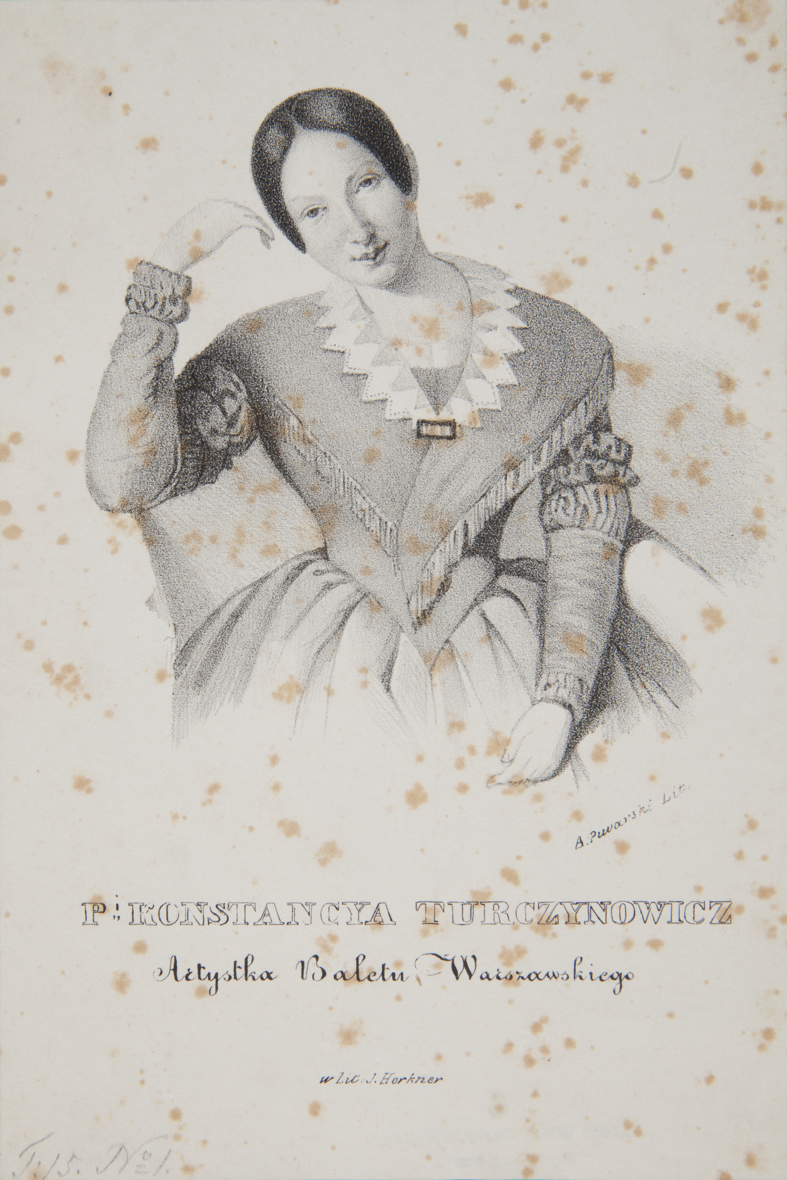 Konstancja Turczynowicz z Damsów (1818–1880), polska tancerka, żona ...